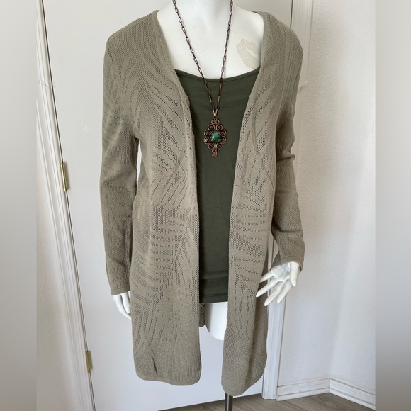 Laura Ashley | Sweaters | Laura Ashley Openfront Cardigan Size L | Poshmark